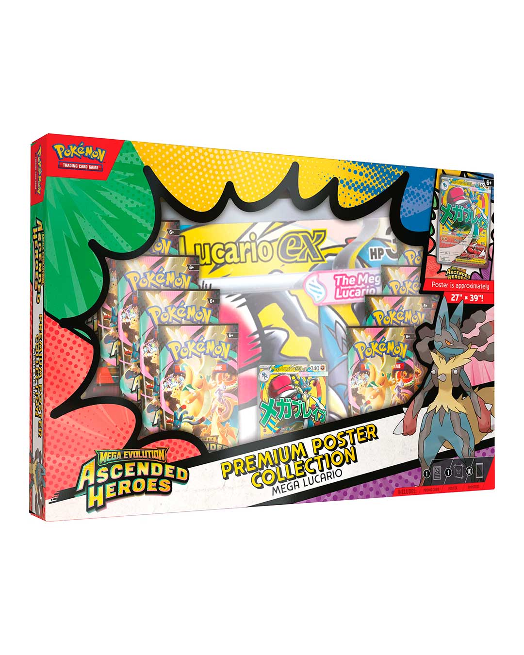 [Preventa] Pokemon Ascended Heroes Premium Poster Collection (Ingles ...